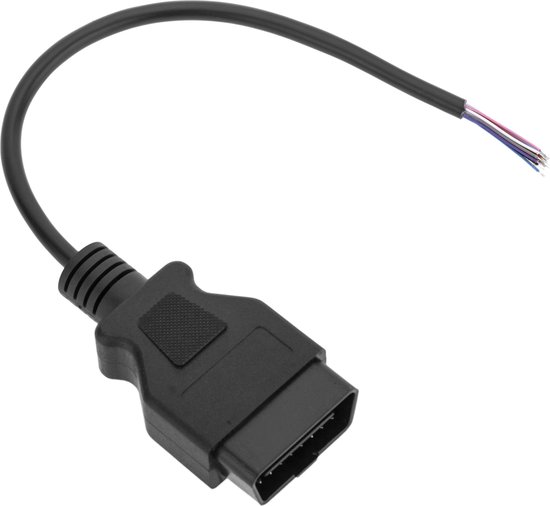 BeMatik - Open OBD2-diagnose kabel 16-pins mannelijke full pinout | bol.com