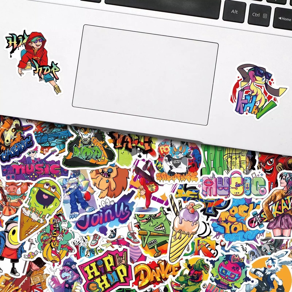 Graffiti Stickers 50 Stuks | Skateboard Stickers | Stoere Stickers ...