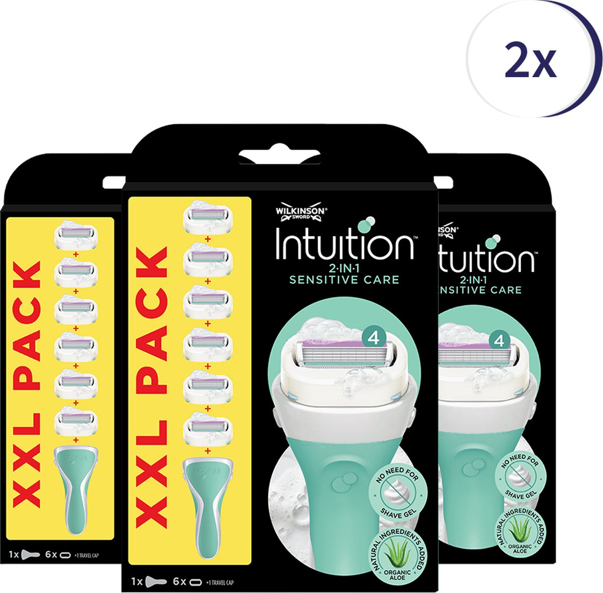 Wilkinson Women Scheermes Voordeelverpakking Intuition Sensitive Care ...
