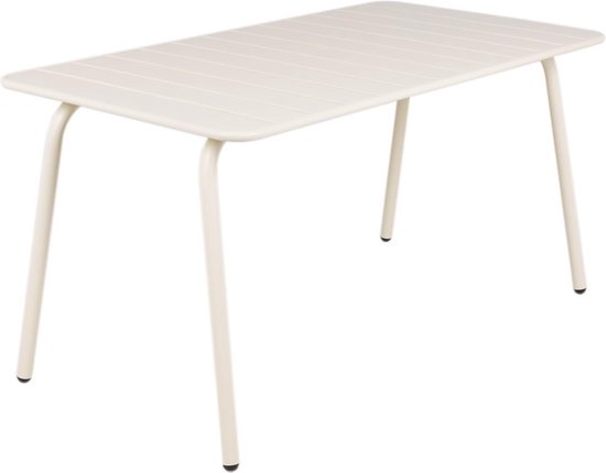 MaximaVida metalen tuintafel Max 150 x 80 cm ivoor | bol