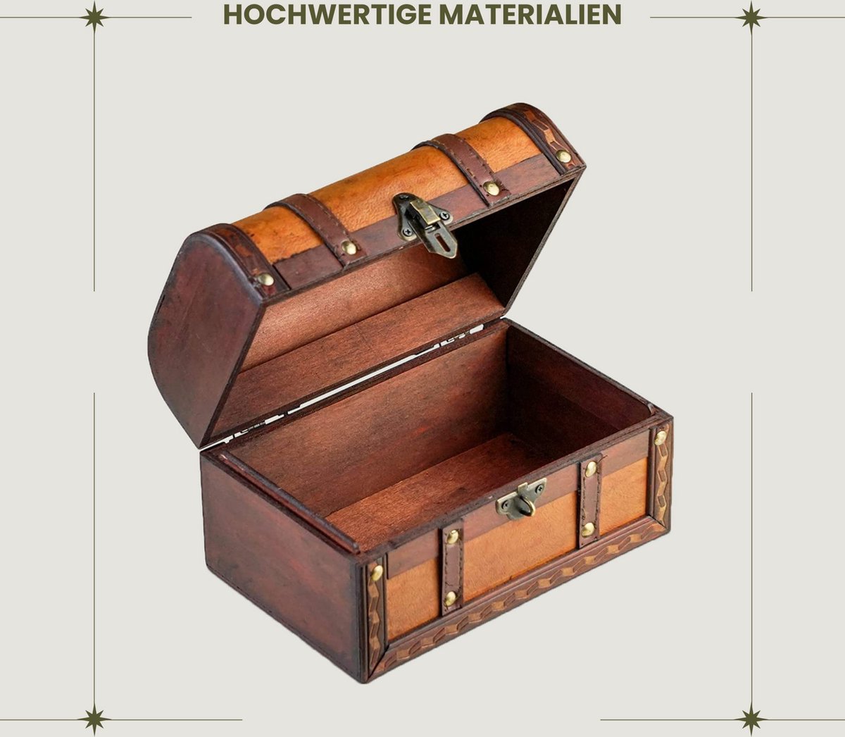 Coffre au trésor Brynnberg "William 22x14x14cm" - Grand coffre au ...