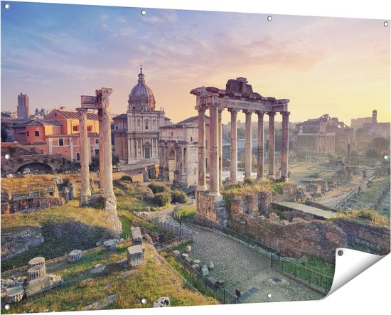 Gards Tuinposter Romeins Architectuur in Rome, Itali - 150x100 cm ...