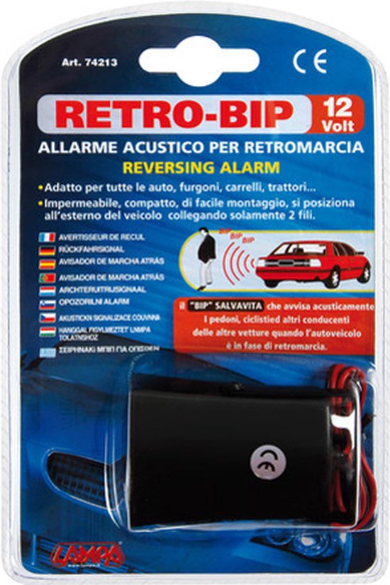 Achteruitrij alarm - 12 Volt | bol