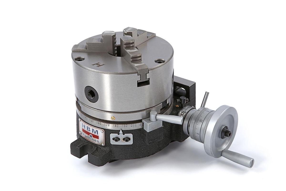 HBM 200 mm. Profi Verdeeltafel met 200 mm 3 Klauwplaat | bol.com