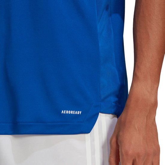 Adidas Tiro 21 Training Jersey Voetbalshirt L Blauw Bol