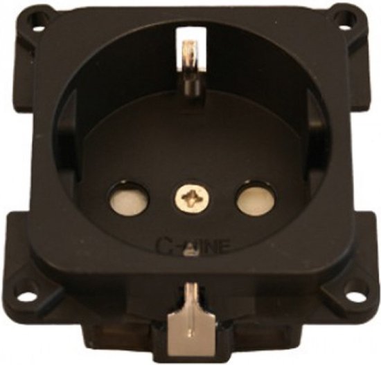 Presto Contactdoos 230V Inbouw S-10.000 Zwart | bol