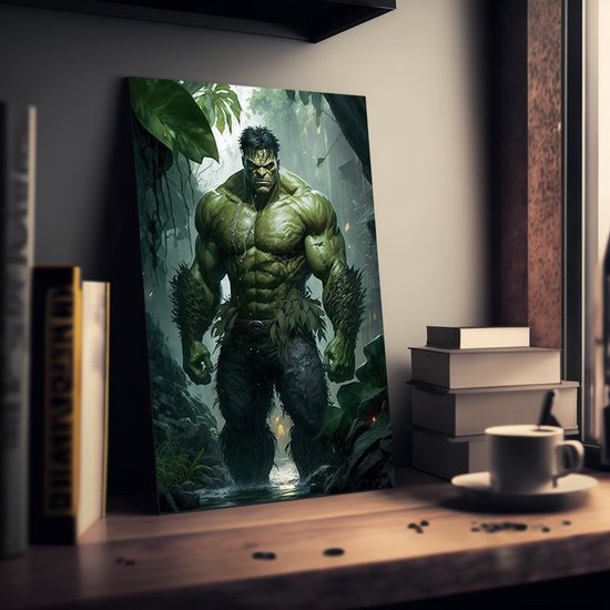 XFLEX Hulk Avengers Plexiglas Schilderij 60x40cm Luxe Art Jungle Hulk ...