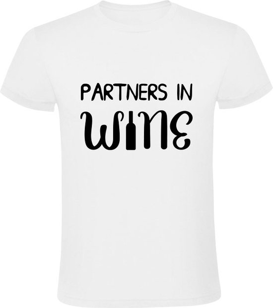 Partners in wine Heren T-shirt | wijn | wijnen | alcohol | drank | bol.com