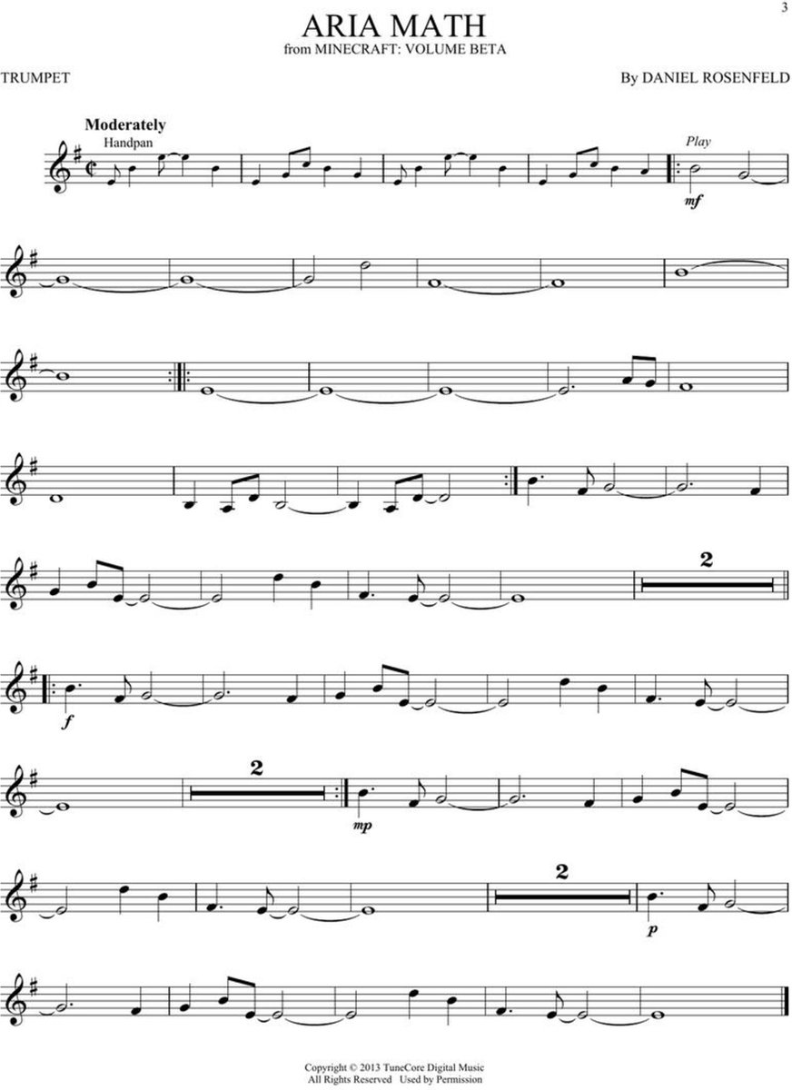 Minecraft - Music from the Video Game Series Trumpet Play-Along Book ...