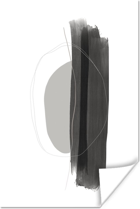 Posters - Room decoratie aesthetic - Abstract - Zwart wit - Design ...