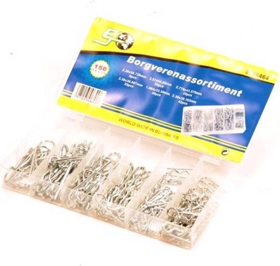 Assortiment borgveren 150-delig | bol.com