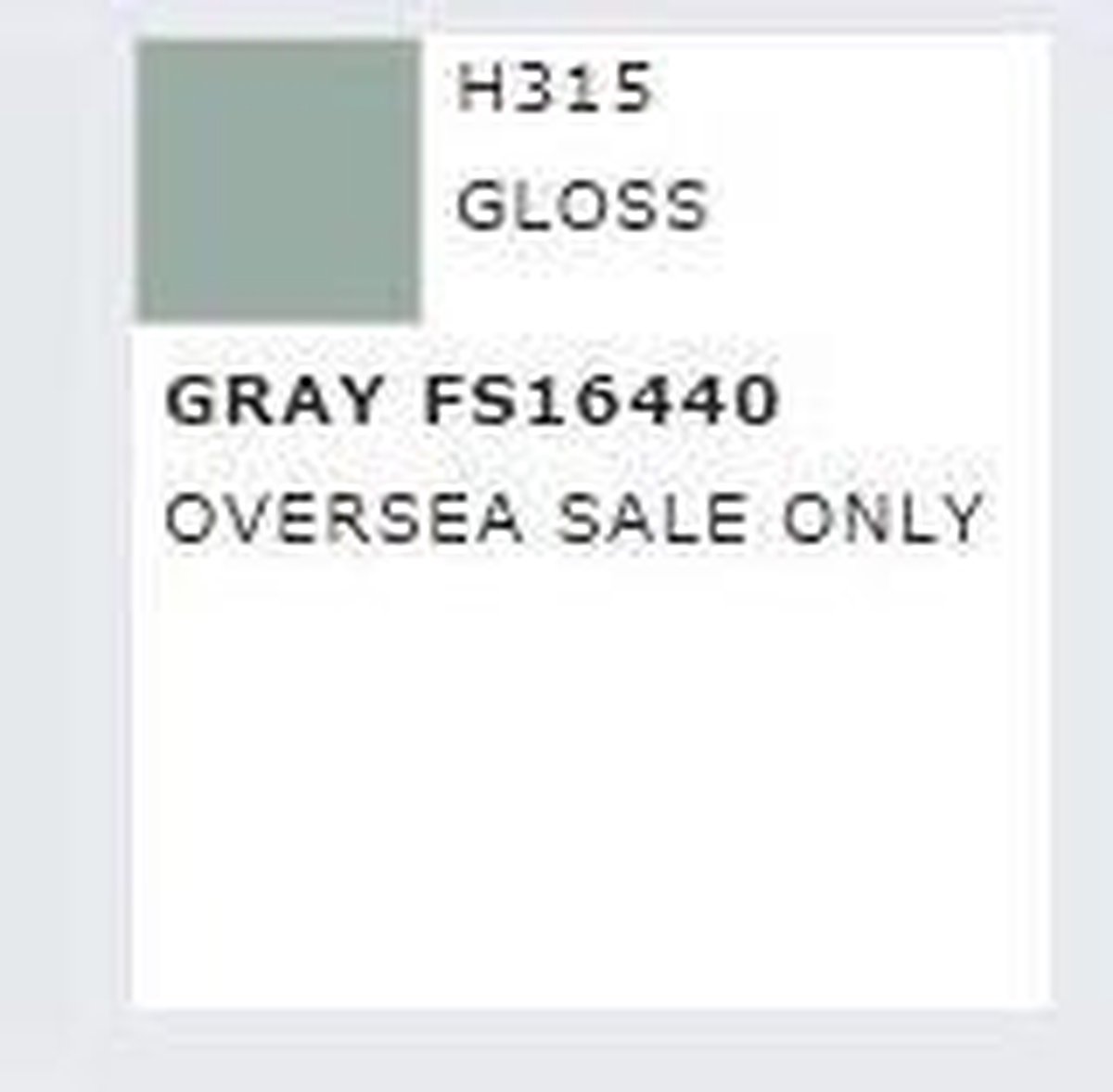 Mrhobby - Aqueous Hob. Col. 10 Ml Gray Fs 16440 (Mrh-h-315 ...