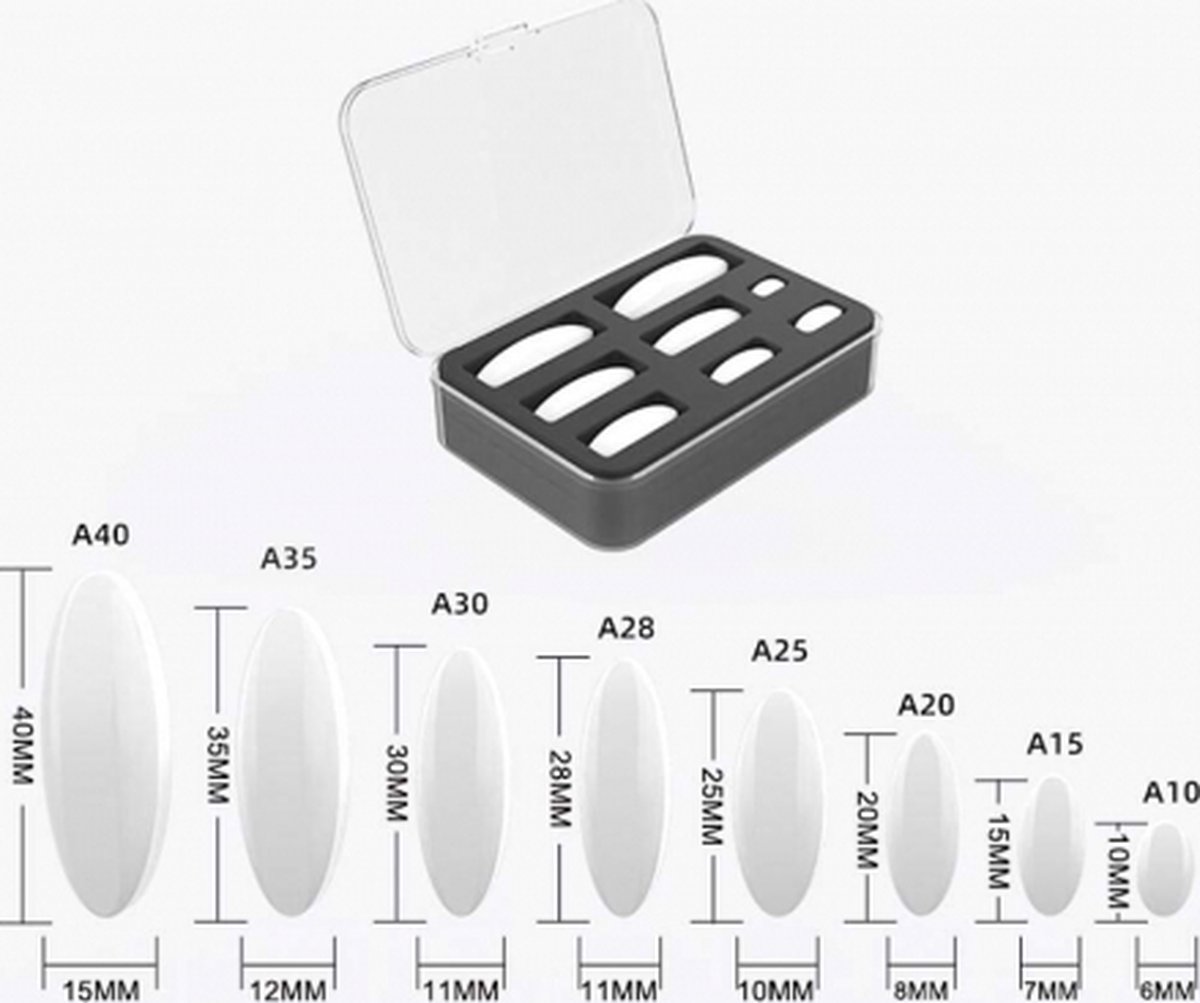 Vortex® Assortiment roervlo ovaal | Inclusief opbergdoos | 8 stuks ...