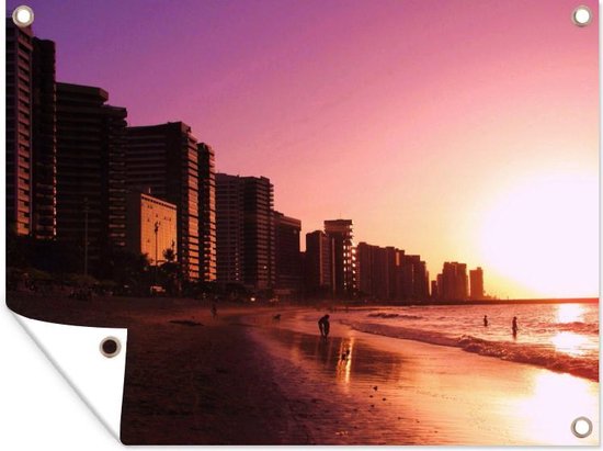 Sunset in Fortaleza in South American Brazil Garden poster 40x30 cm ...