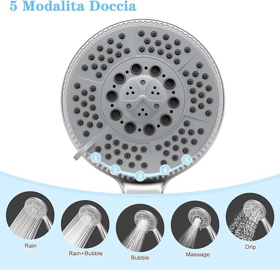 Energy Saving Shower Head / Premium Material - waterbesparende ...
