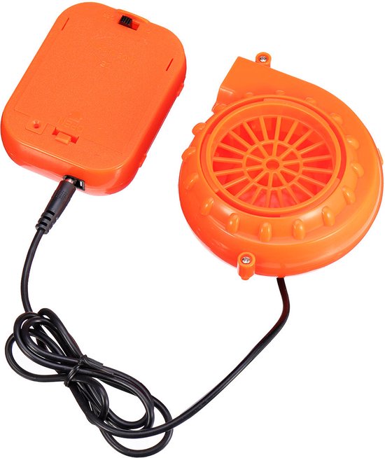KIMU® Motor Opblaas Kostuum - Mini Fan Batterij Opblaaspak Luchtpomp ...
