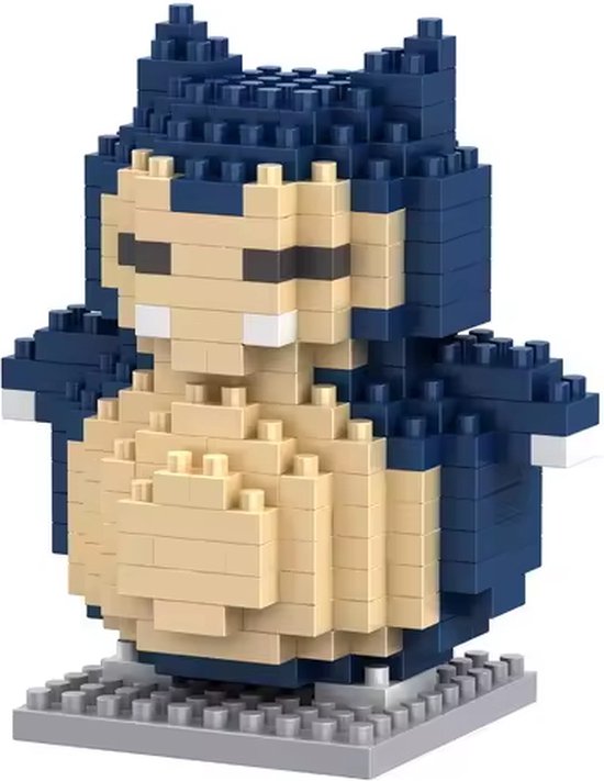 Micro Brick - Snorlax - 200Pcs - Pokémon - Bouwen - Bouwspeelgoed | bol