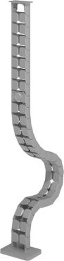 Dataflex Addit Kabelgeleider - Zit-sta bureaus - 130 Cm Set – Grijs | bol