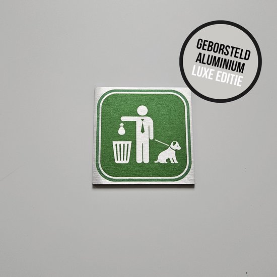 Pictogram/ bordje | Kakje in een zakje/ in de vuilnisbak deponeren | 10 ...