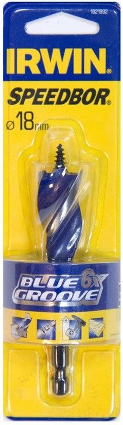 Irwin Blue Groove Speedboor 6X 18 mm x 4 - 1921992 | bol