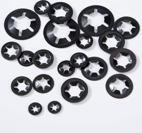 Borgringen Starlock geassorteerde set binnentand-sluitringen M3, M4, M5 ...