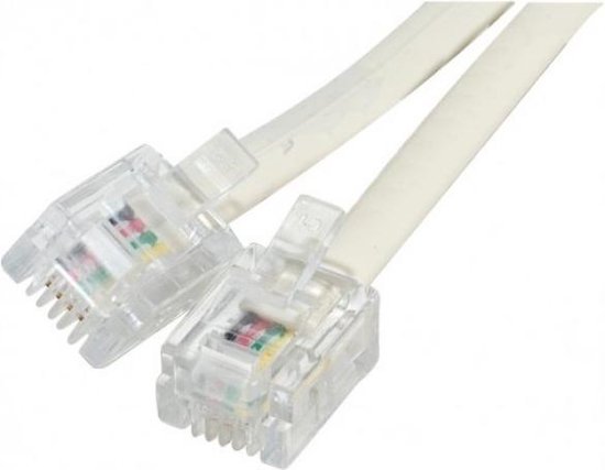 Connect 925600 telefoonkabel 15 m Wit | bol.com