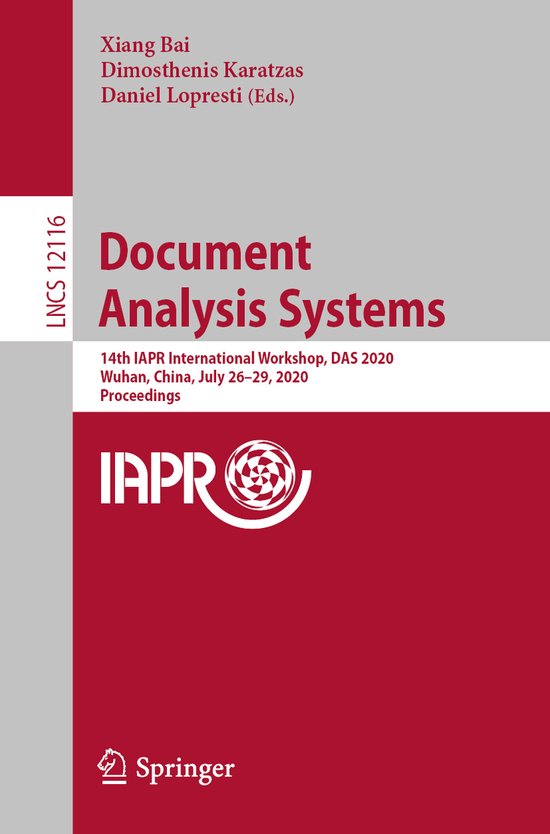 Document Analysis Systems | 9783030570576 | Boeken | bol
