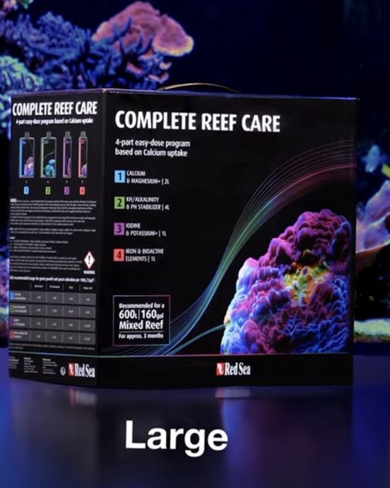 Red Sea 4 Delig RCP - 4 part Complete Reef Care | bol