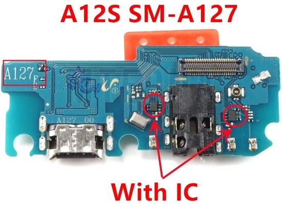 Samsung Galaxy A12 A127 oplaad connector | bol