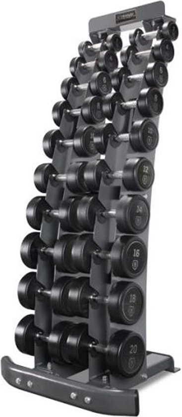 Titanium Strength TV20 | Set rubber halters 2-20KG + verticaal rek | bol