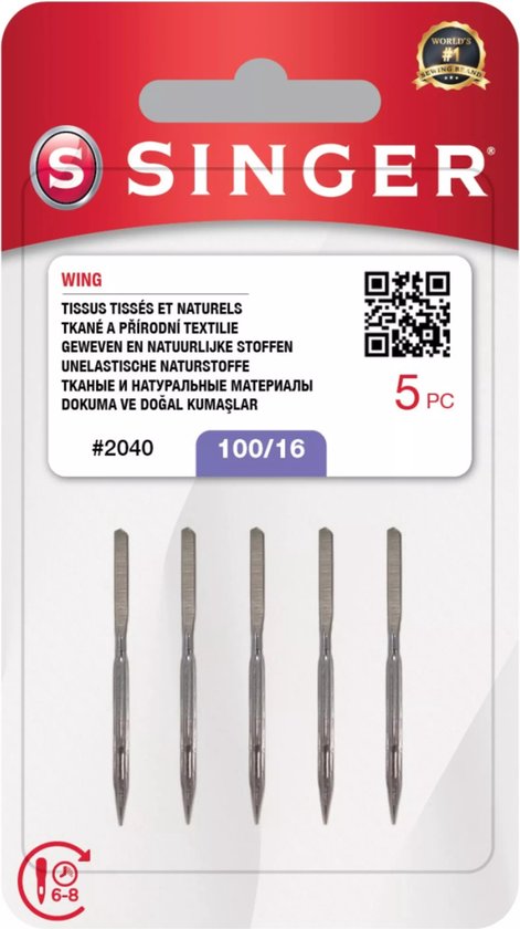 Singer Wing 2040 100 (5 stuks) Naalden | bol