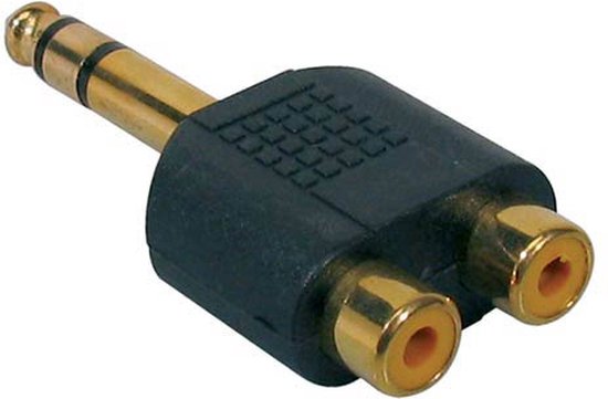 Specter Verloop Plug | RCA Tulp Female naar Jack Male Stereo | bol