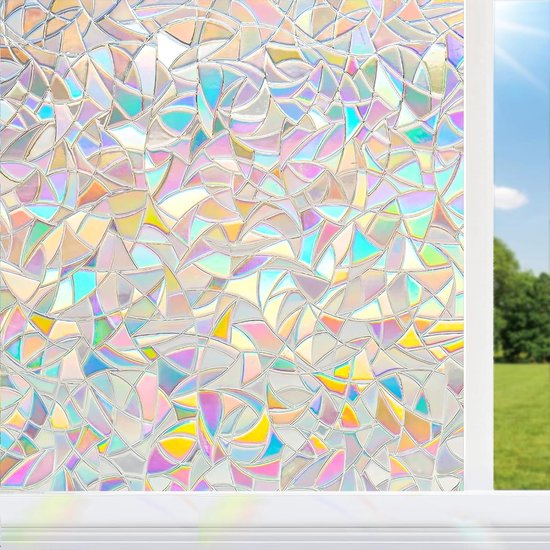 Raamfolie Window Privacy Film 60 x 220 cm, Zelfklevende Vensterfolie ...