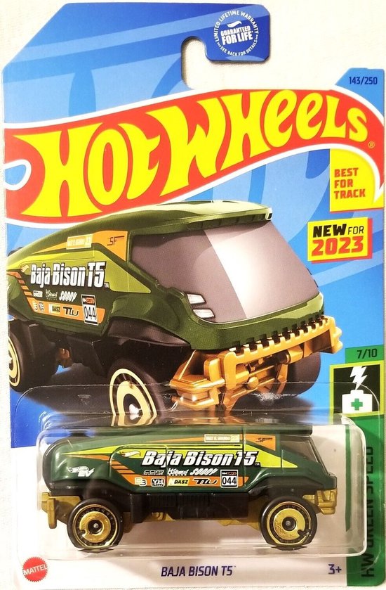 Hot Wheels Baja Bison T5 Green Truck - 1/64 | bol