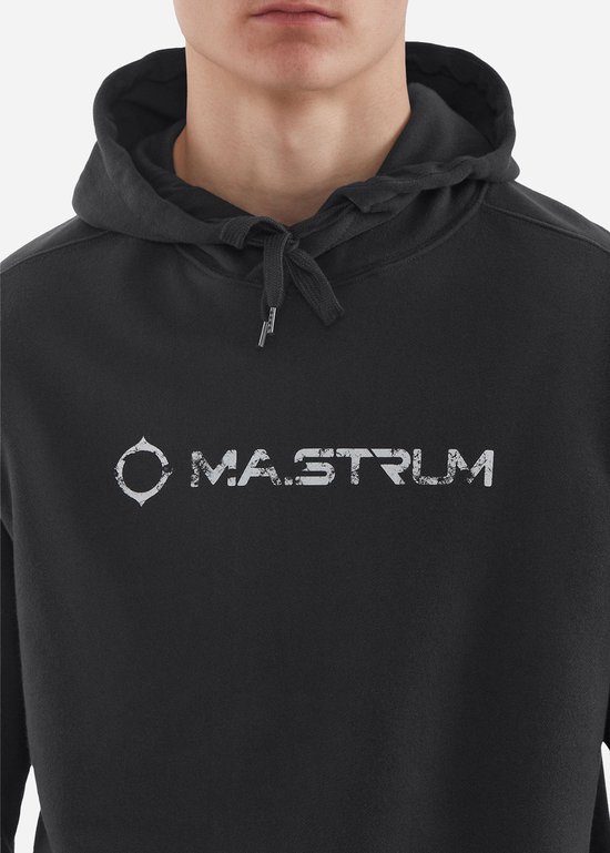 MA.Strum Cracked logo hooded sweat - black | bol