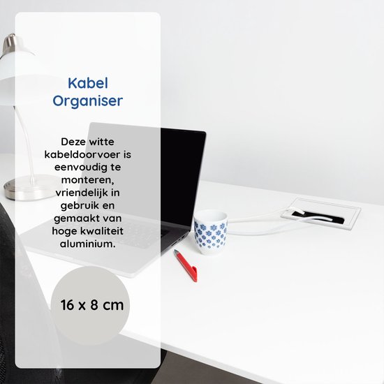 Eleganca Kabeldoorvoer – Kabelgat voor Bureau – Met Borstelafsluiting ...