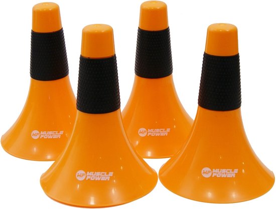 Muscle Power Speed Cones - Oranje - 4 stuks | bol