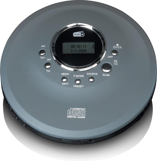 Discman - CD speler - Anti shock - Oplaadbaar - Inclusief oordopjes ...