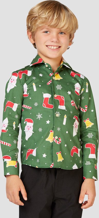 OppoSuits Santaboss - Kerst Overhemd - Kerst - Maat: 6 jaar | bol