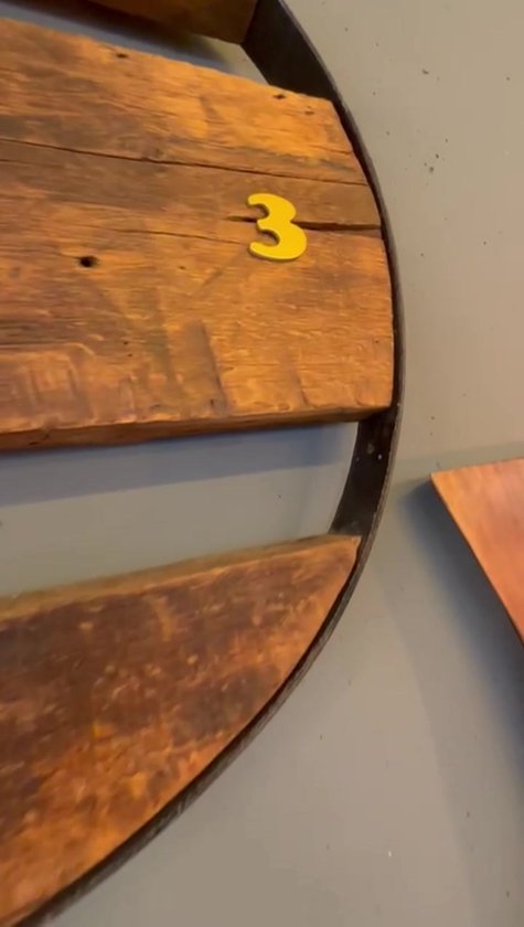 Arka Woods - Walnoot hout klok - Lies | bol