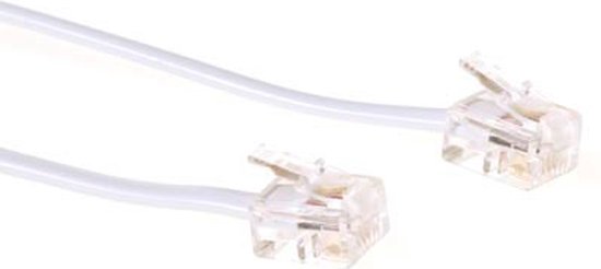 ACT - RJ11 - RJ11 Telefoon Kabel - 2 meter | bol