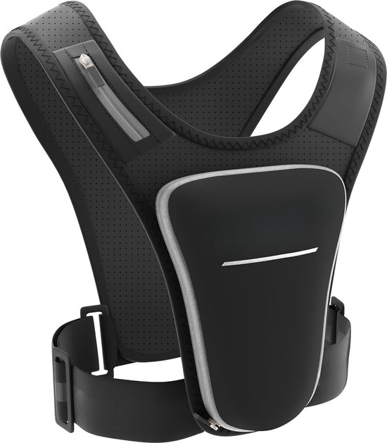 Hardloopvest met telefoonhouder - Licht - Ademend - Waterbestendig ...