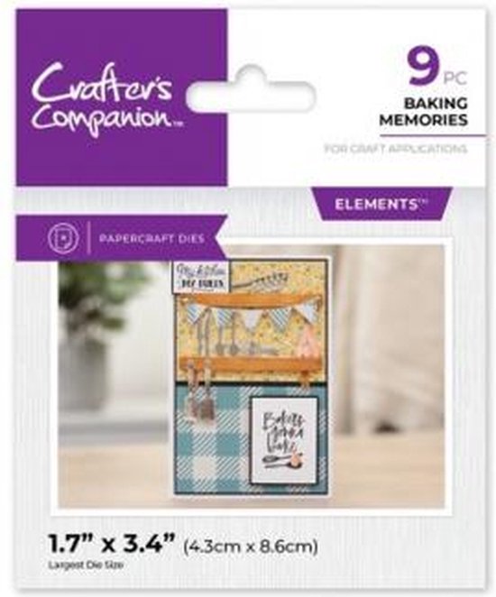 CC - Kitchen Mini Collection - Snijmal - Baking Memories | bol