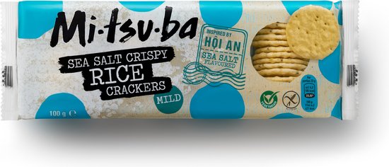 Mitsuba- Sea Salt Crispy Rice Crackers – Crackers – Box of 12 x 100 ...