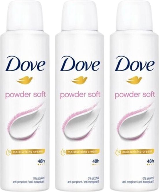 Dove Powder Soft Deo Spray - 3 x 150 ml | bol