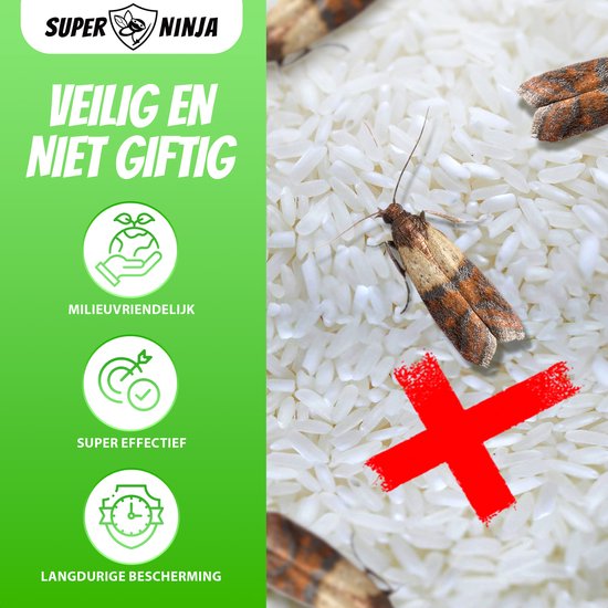 Super Ninja Voedsel Mottenval - 2 Vallen - Zeer Effectieve ...
