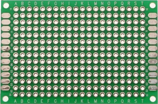 PCB Prototype Printplaat 40x60mm - soldeereilandjes - 1 stuks | bol