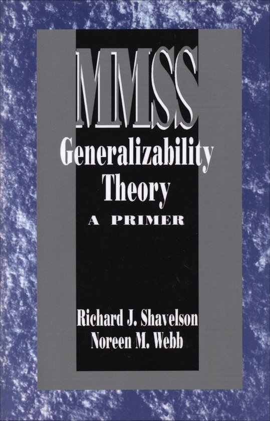 Generalizability Theory | 9780803937451 | Noreen M. Webb | Boeken | bol
