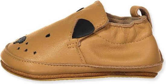 Melton babyslofjes met rubberen zooltje bruin | bol.com