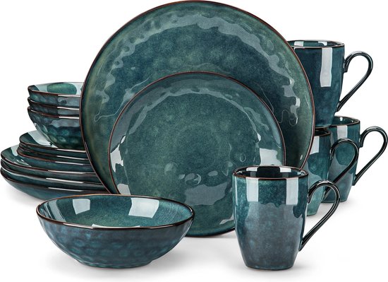 Bloominggoods® Luxe Serviesset - 16-Delig - Porselein - Bordenset ...